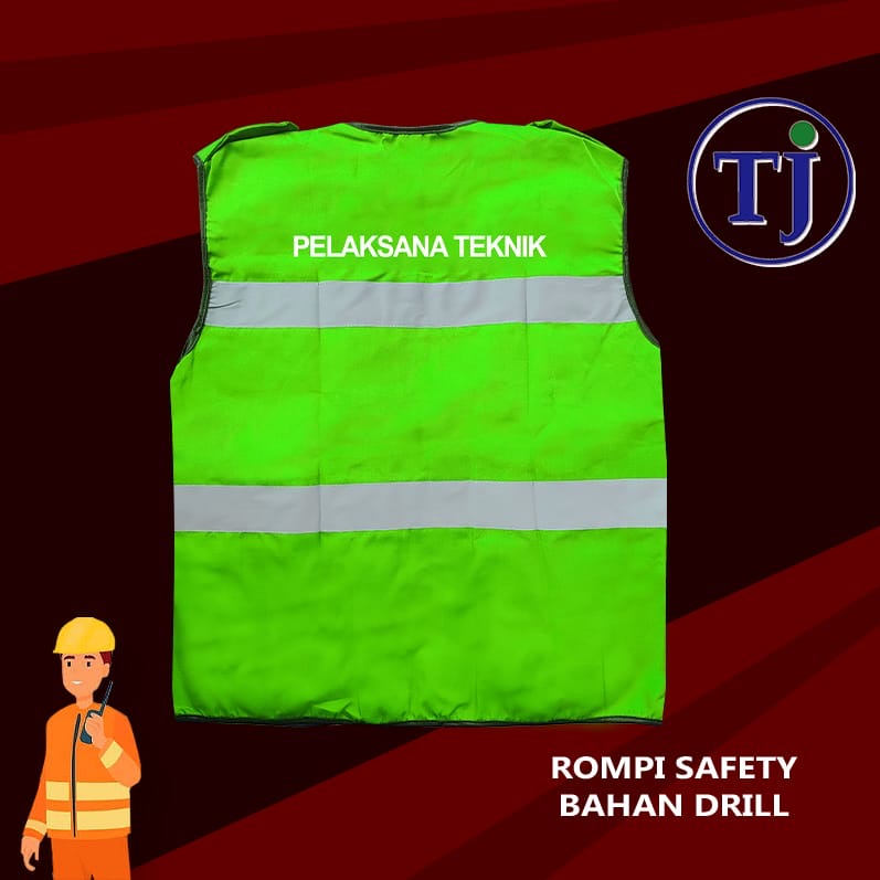 Rompi Safety Bahan Kain Drill | CV Tekad Jaya